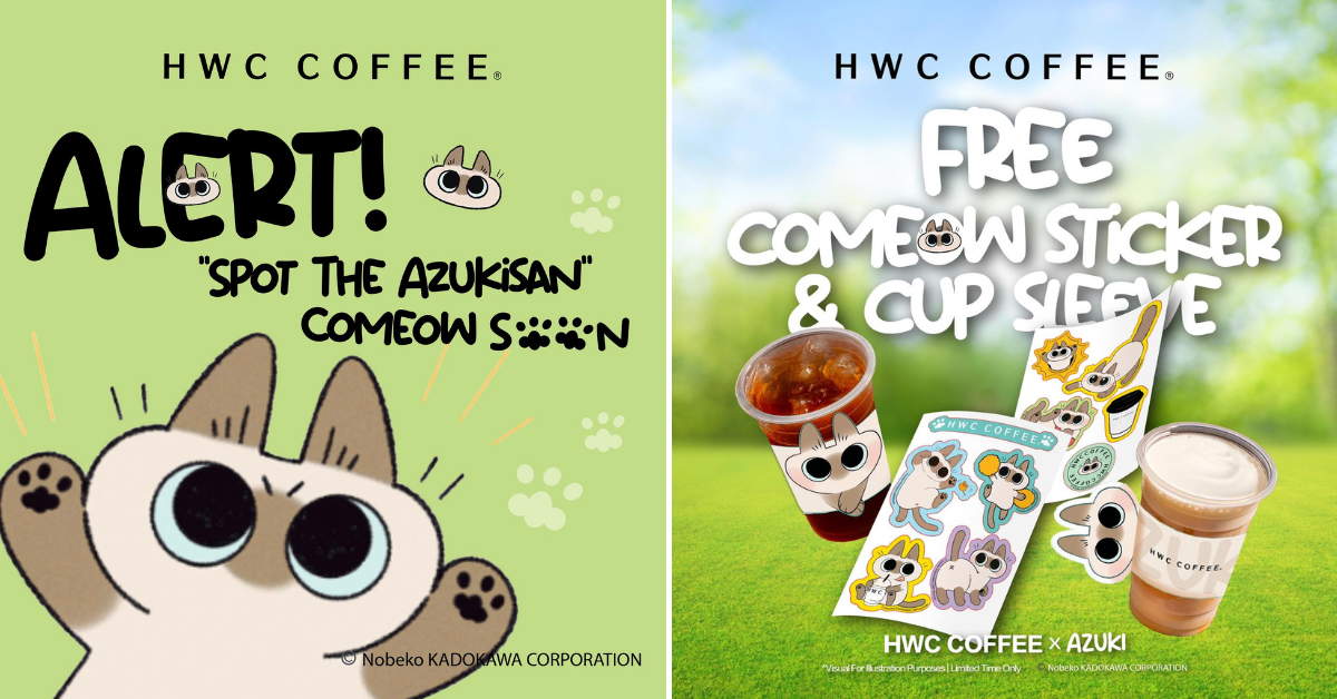 HWC COFFEE x Azuki: Kolaborasi Paling Comel di M'sia! - Foodie